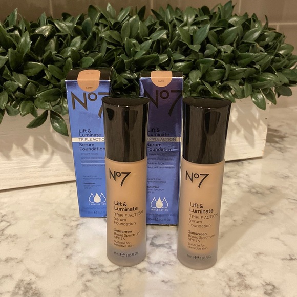 No. 7 | Makeup | No7 Lift Luminate Triple Actionserum Foundation Latte ...